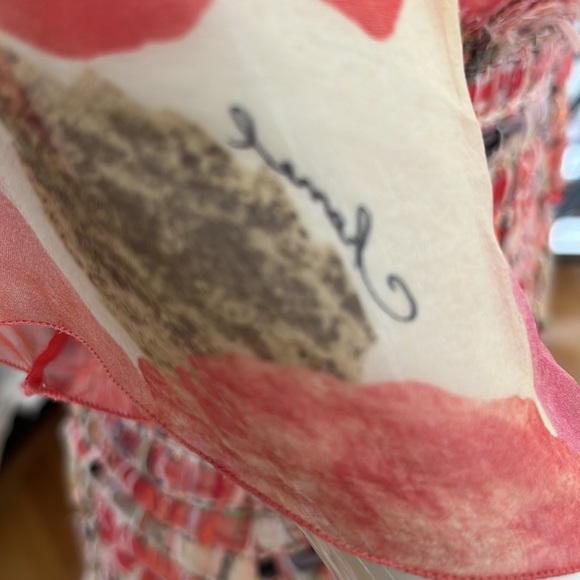 CHANEL | Dresses | Authentic Chanel Summer Breezy Paper Thin Silk ...